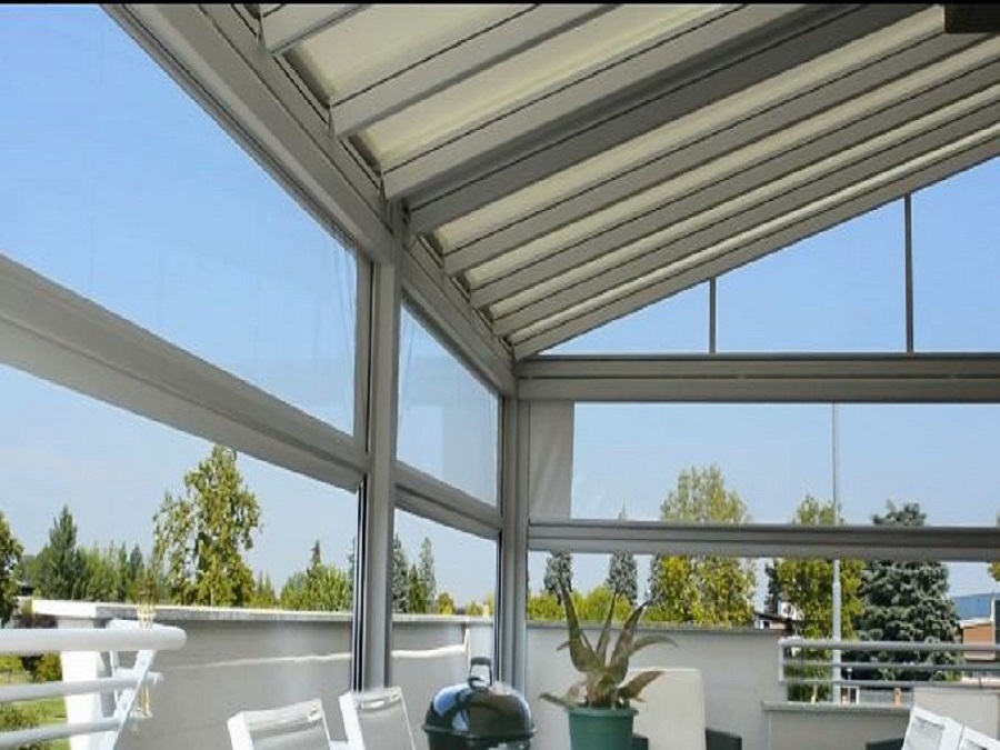 Chiusure laterali in pvc per pergolati,gazebo,tettoie,