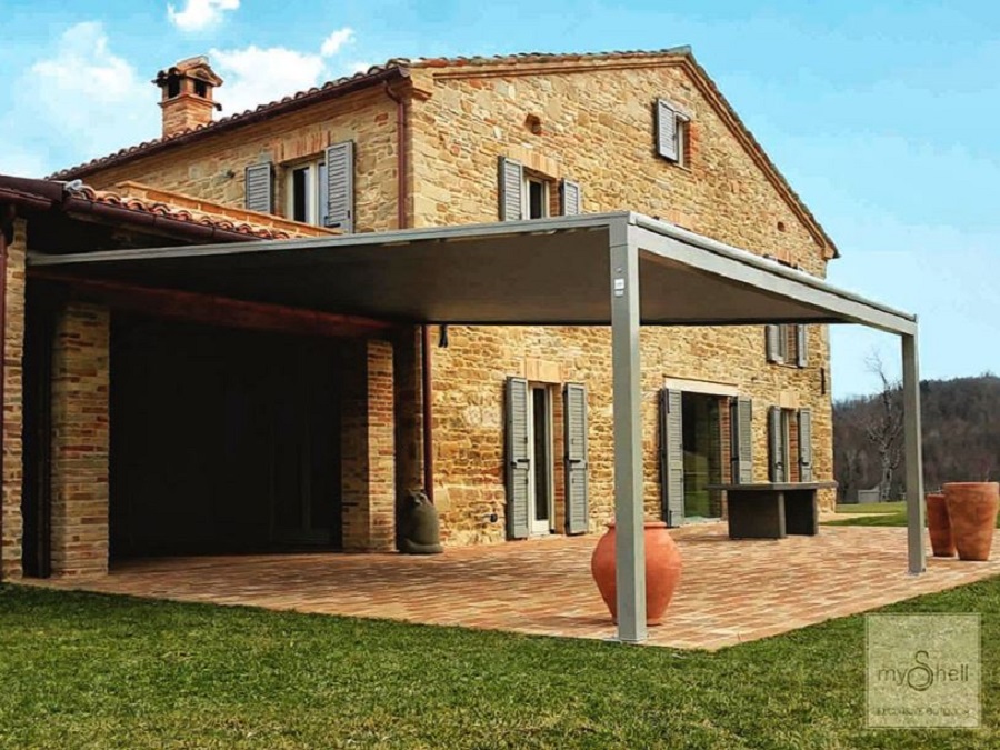 Coperture per esterni,per terrazzi,balconi,giardino,pergolati