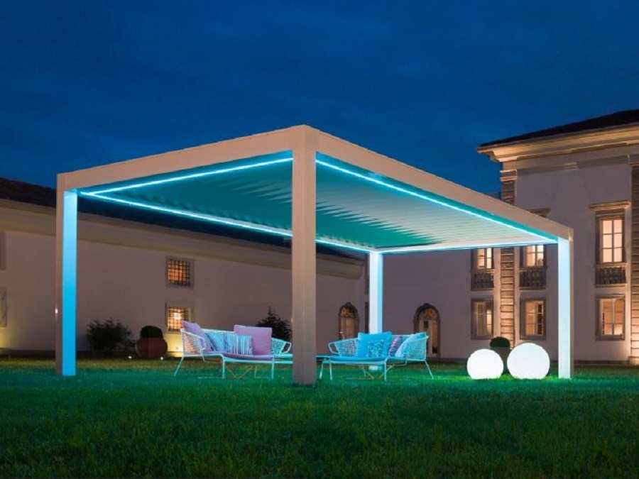 Pergole di design moderne,in alluminio,pergole bioclimatiche