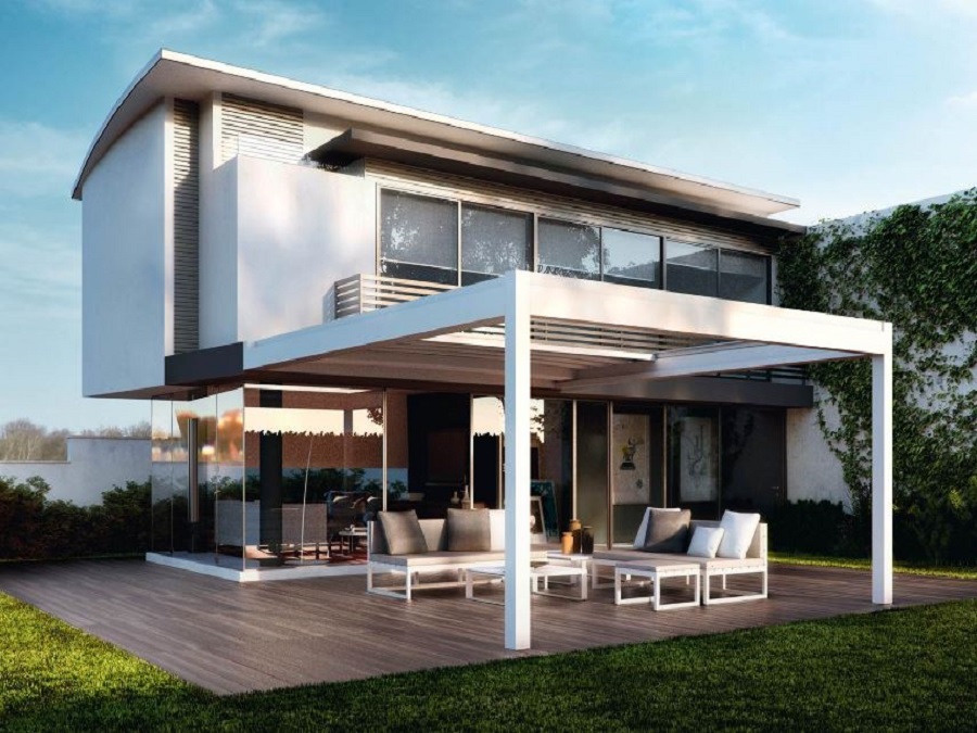 Pergole di design moderne,in alluminio,pergole bioclimatiche