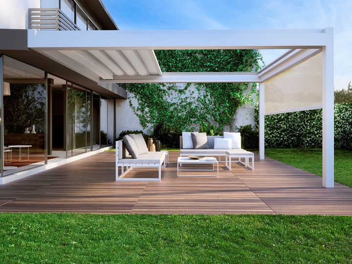 Pergole per terrazzi,da giardino,balconi,bar,ristoranti