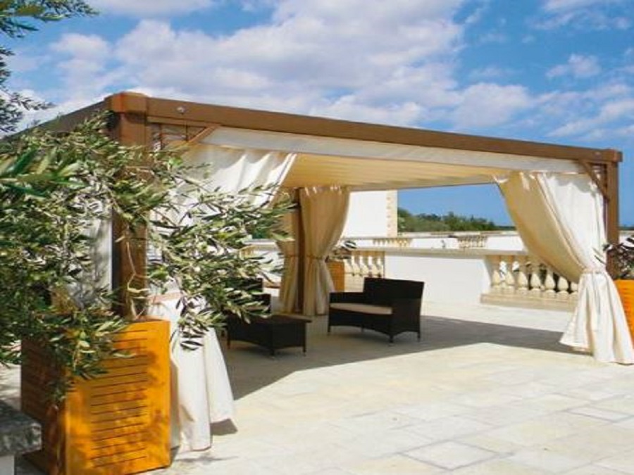 Pergolati in legno per terrazzi,autoportanti e addossati