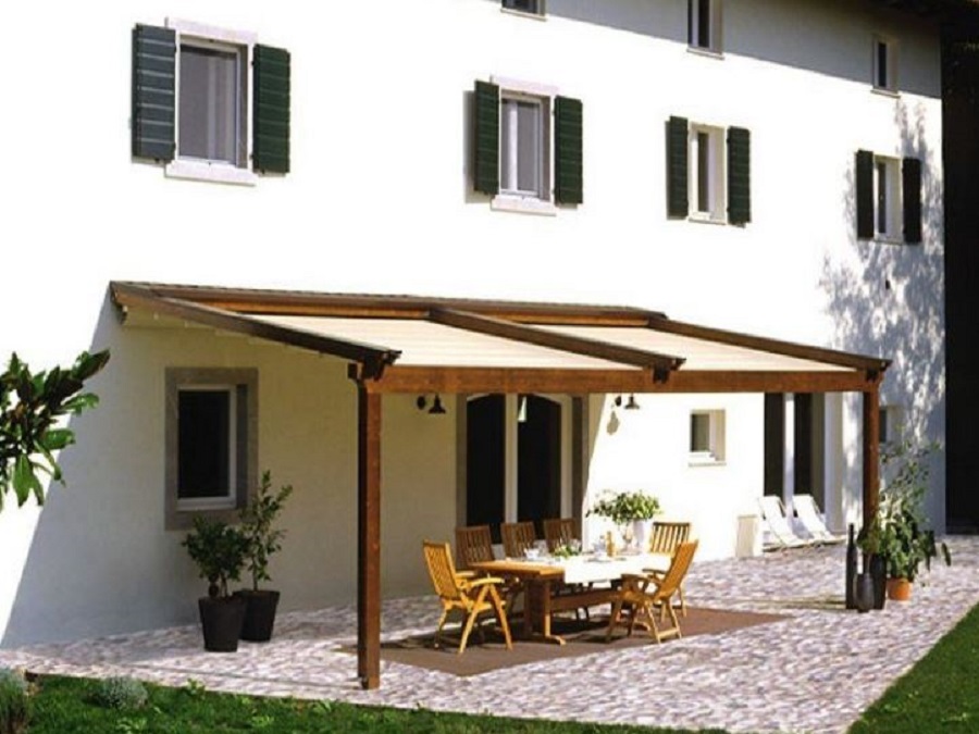Pergolati in legno per terrazzi,autoportanti e addossati