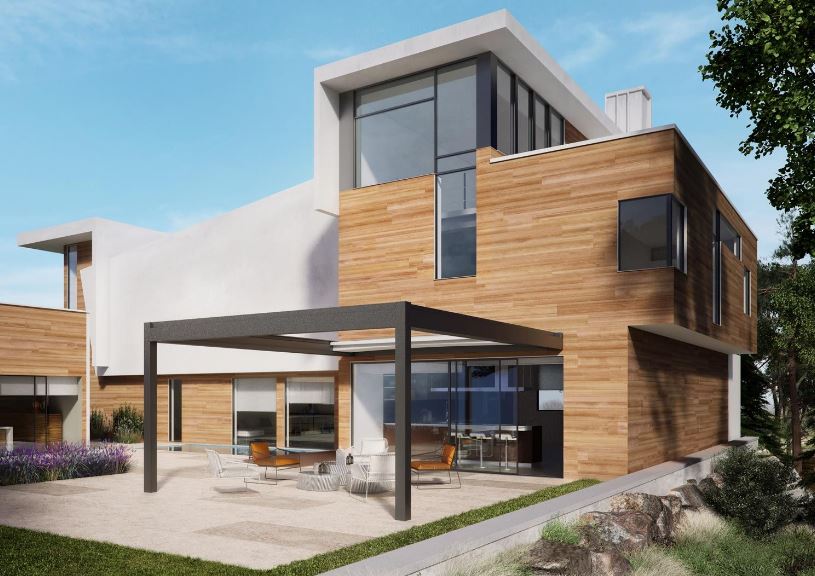 Pergolati moderni in alluminio,legno,ferro,di design,prezzi