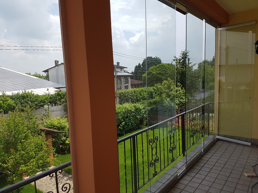 Vetrate per balconi, chiusure balconi con vetrate panoramiche