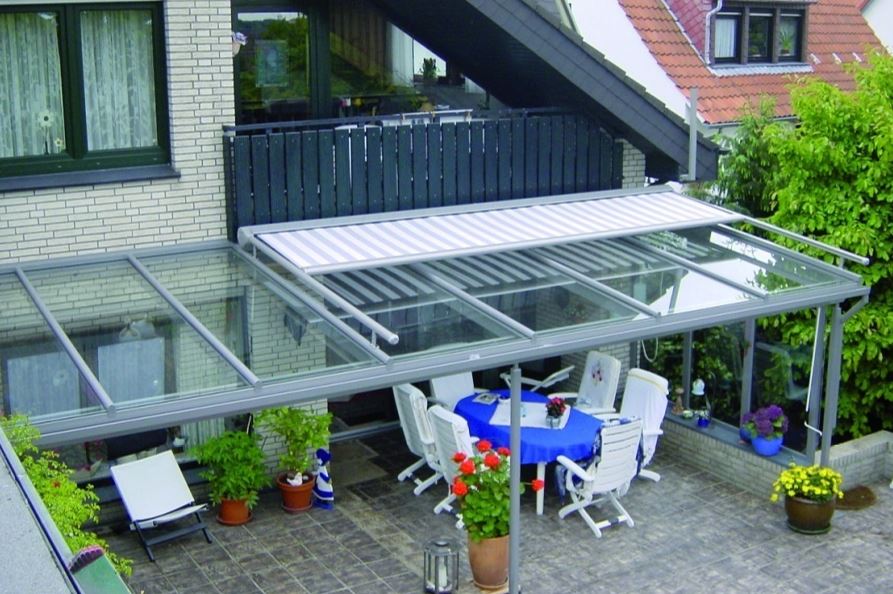Coperture verande esterne,in vetro,pvc,legno,alluminio,policarbonato