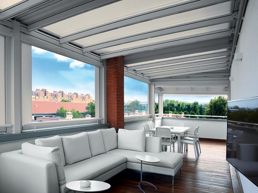 Coperture verande esterne,in vetro,pvc,legno,alluminio,policarbonato