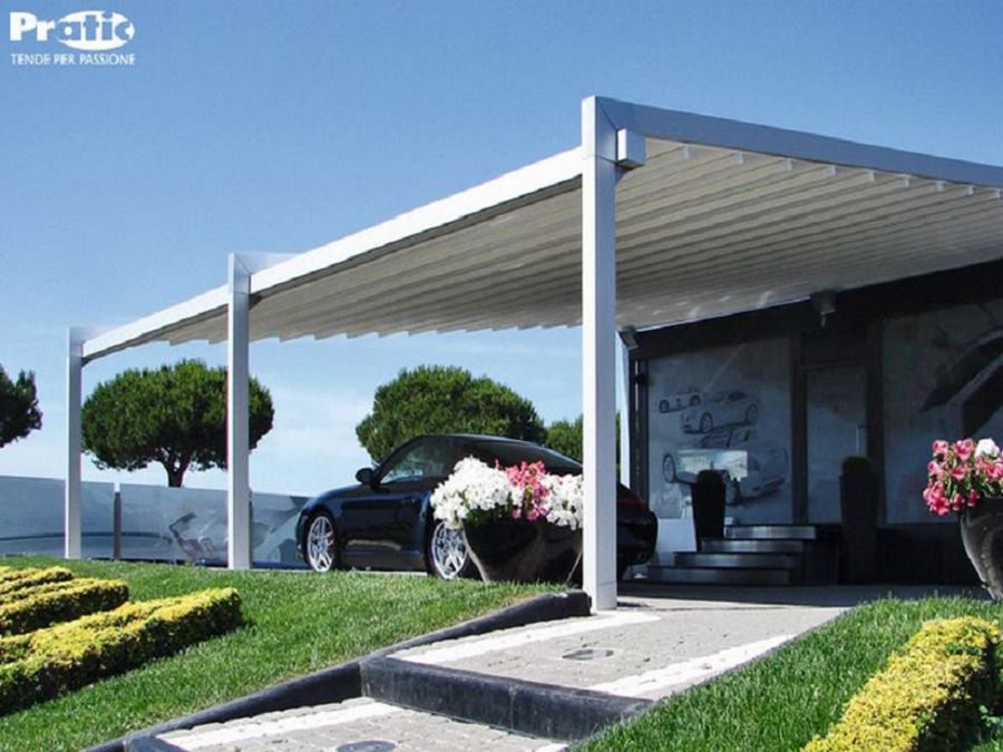 Tettoie per auto in ferro,alluminio,legno,coperture automobili
