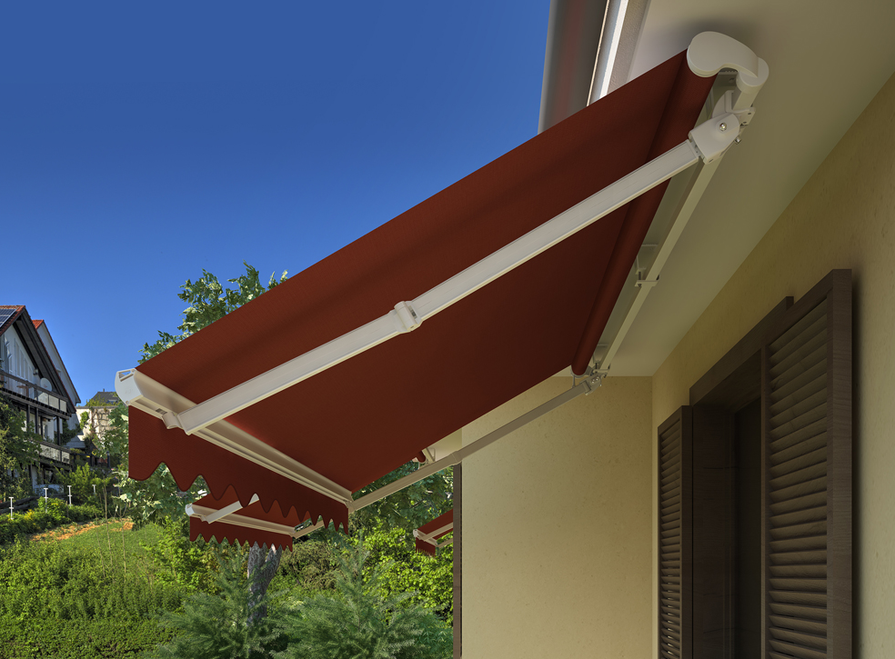 Tende da sole a bracci estensibili Tempotest e con cassonetto