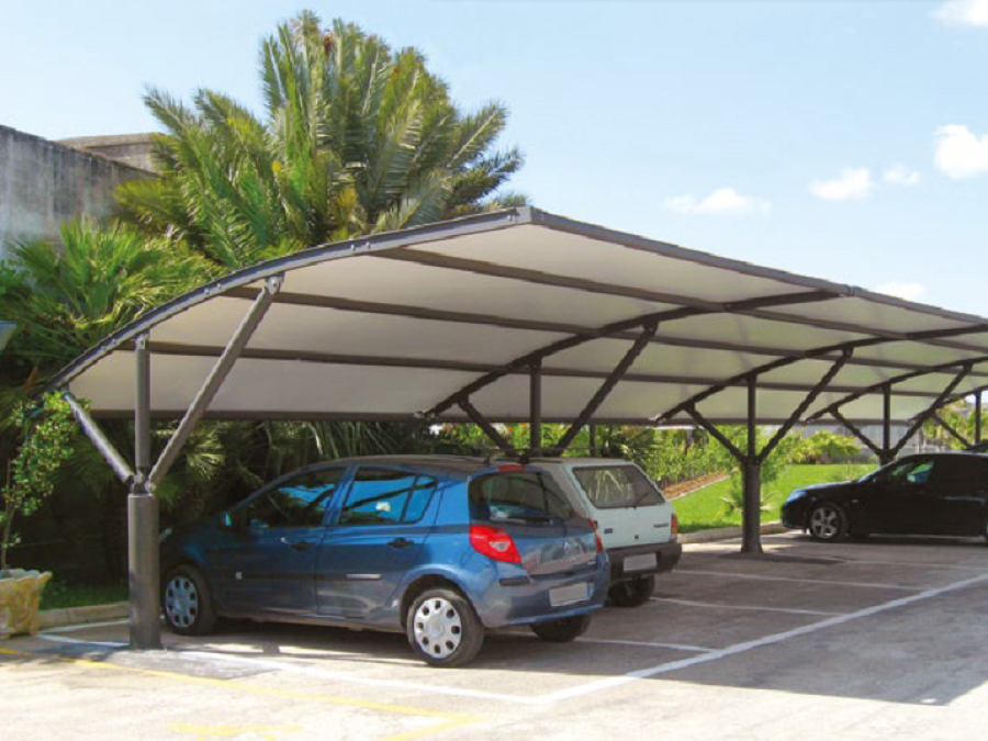 Tettoie in acciaio inox,tettoie a sbalzo in acciaio per auto